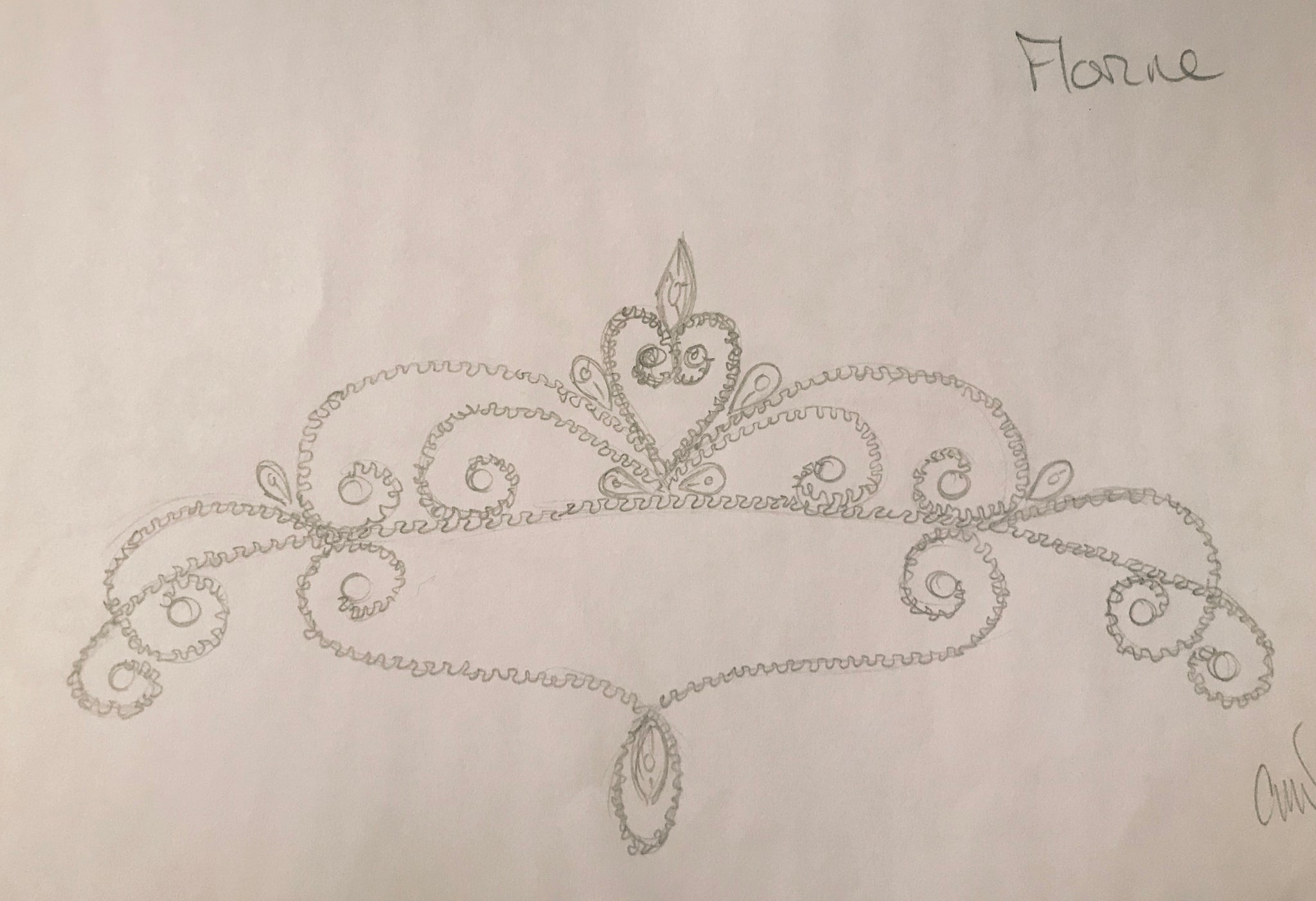 Custom Design Sketches – Caryn Wells Designs