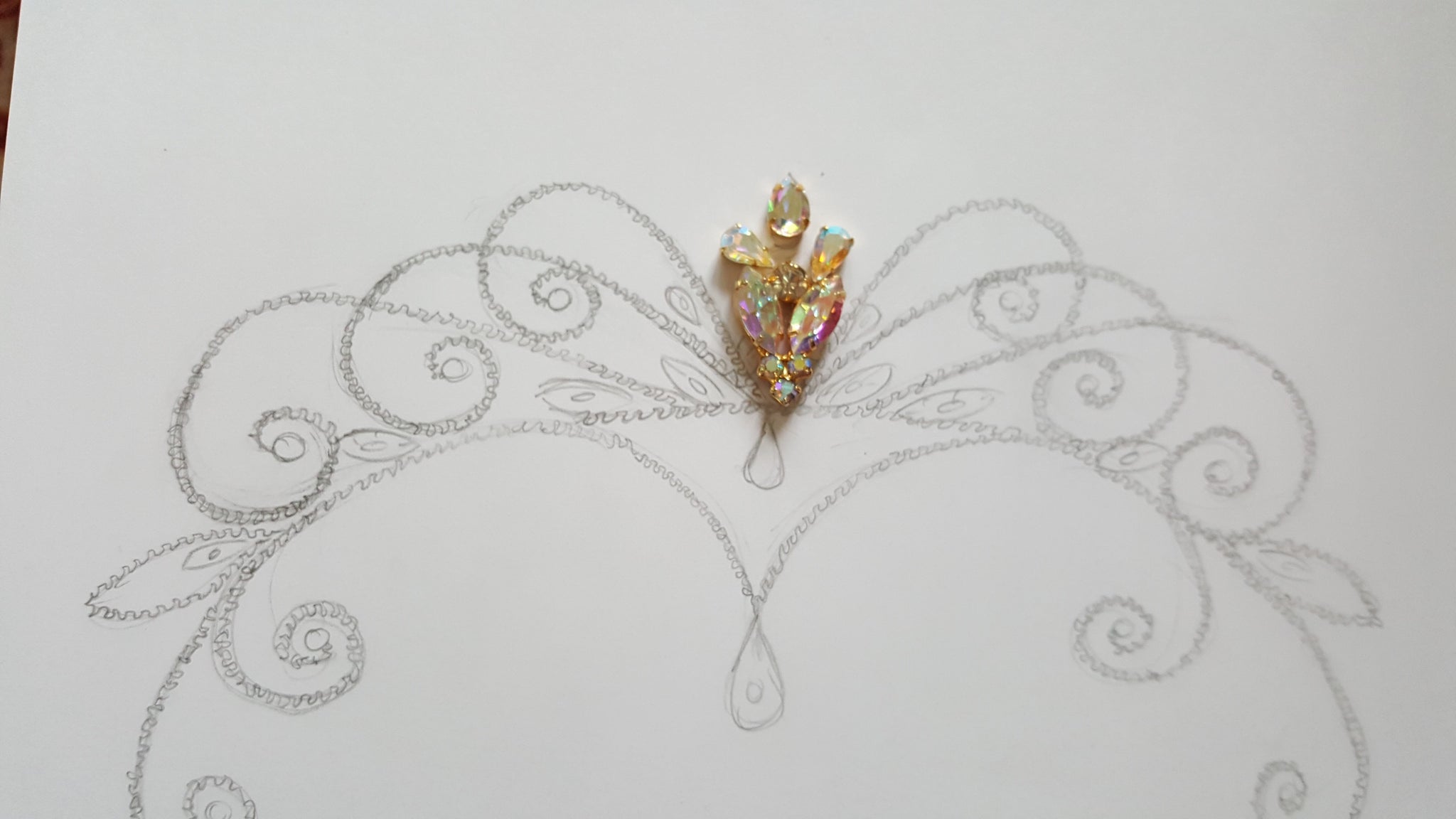 Custom Design Sketches – Caryn Wells Designs