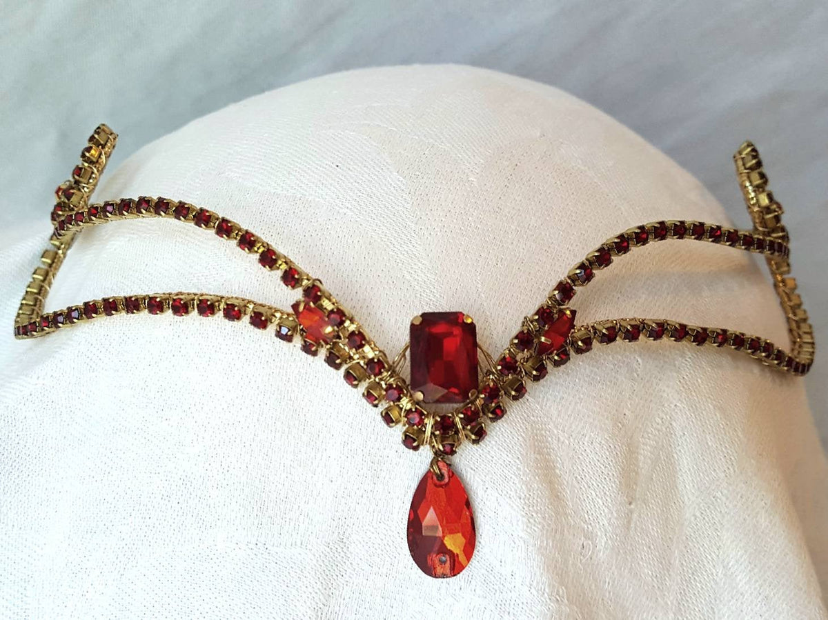 Red Diadem **Ready to Ship** – Caryn Wells Designs